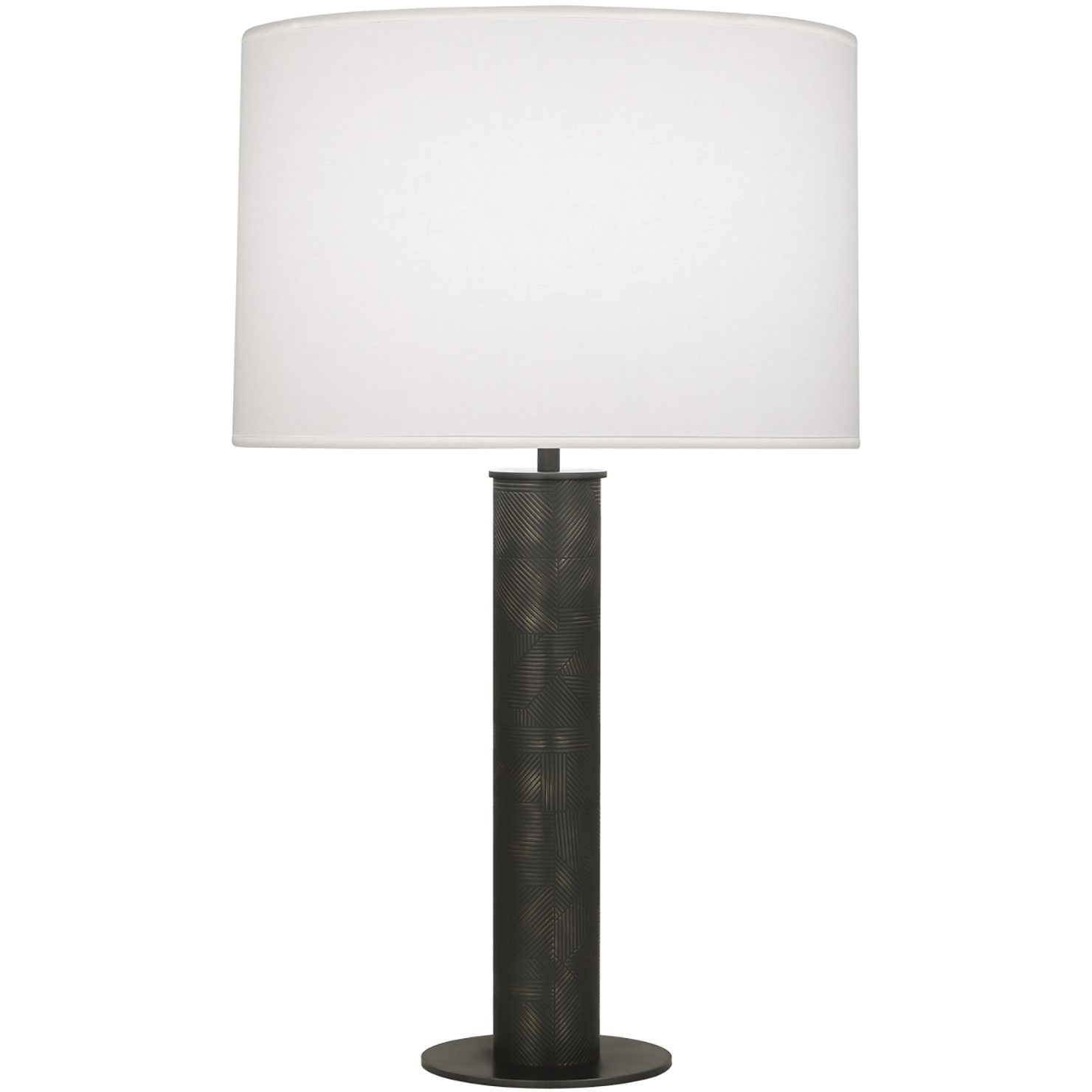 Robert Abbey Z627 Michael Berman Brut 28.75 inch 150 watt Deep Patina Bronze Table Lamp Portable ...