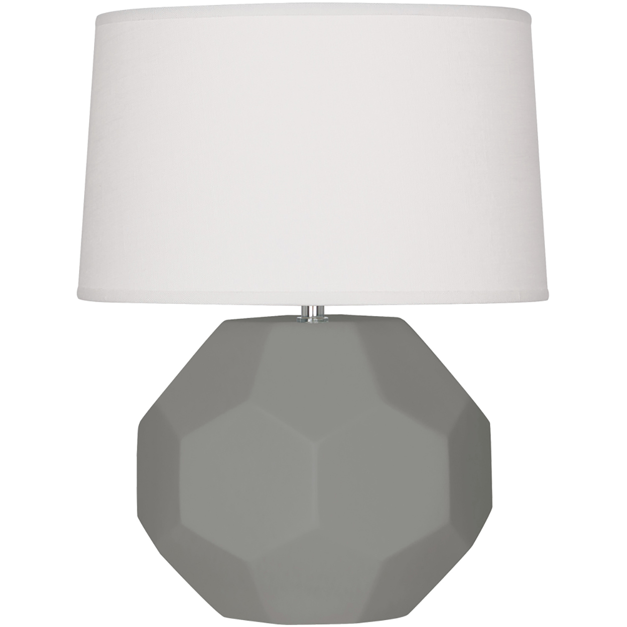 Robert Abbey MST01 Franklin 23.5 inch 150 watt Matte Smoky Taupe Table ...