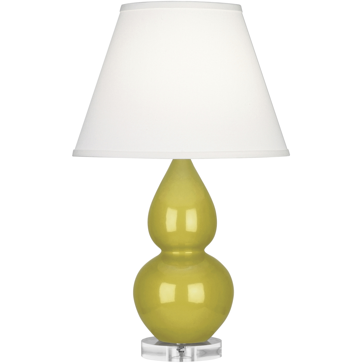 Robert Abbey CI13X Small Double Gourd 22 inch 150 watt Citron Glazed ...